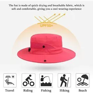 Accessories | Unisex Watermelon Red 10 Polyester Wide Brim Mesh Vent ...